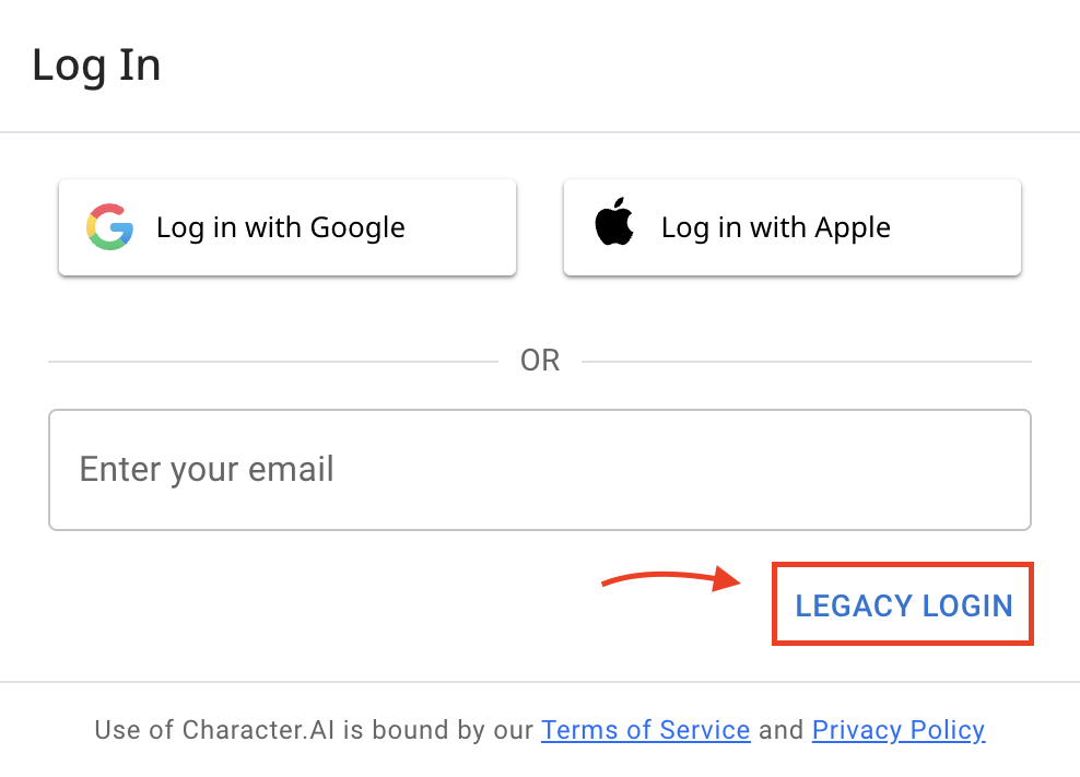 Trouble logging in? We've Updated our Login Process – Character.AI